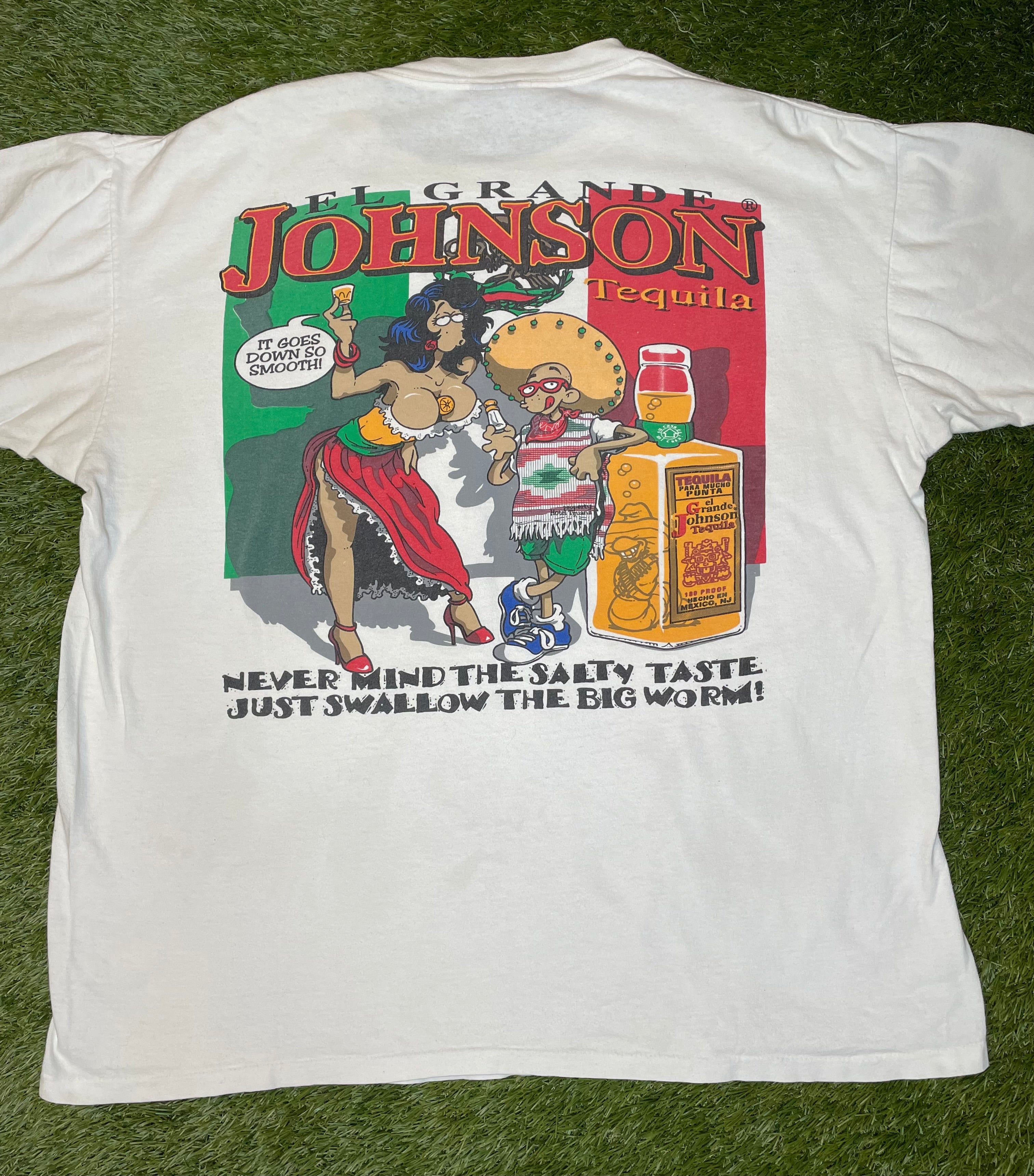 Vintage Big Johnson Tequila T Shirt – Thevintagevaultclawson