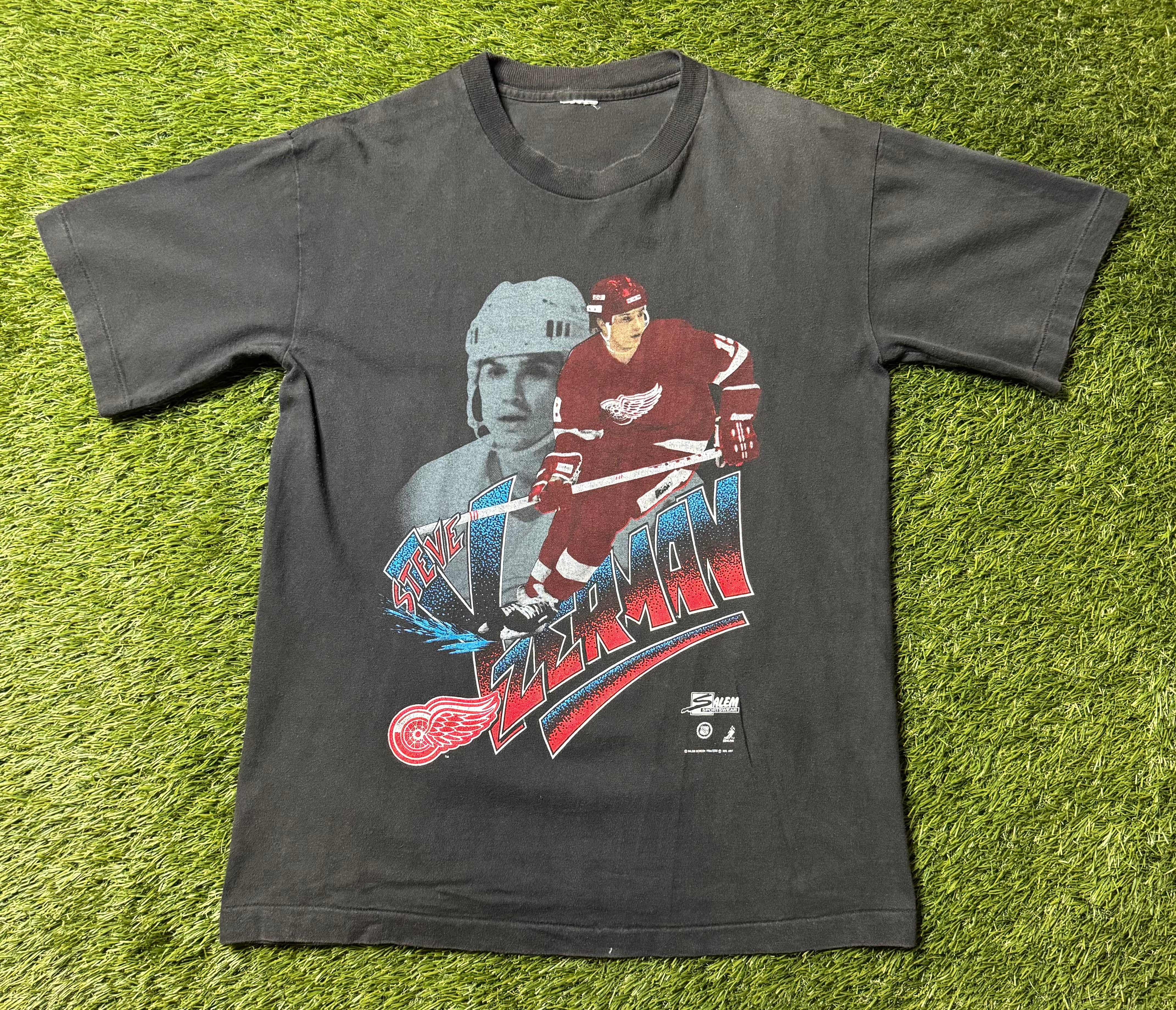 Vintage 1991 Steve Yzerman Milestones T Shirt – Thevintagevaultclawson